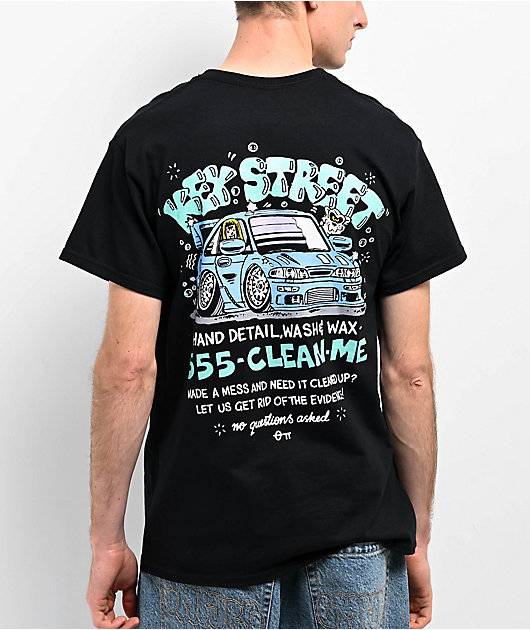 Key Street x Freakorico Car Wash Black T-Shirt | Zumiez