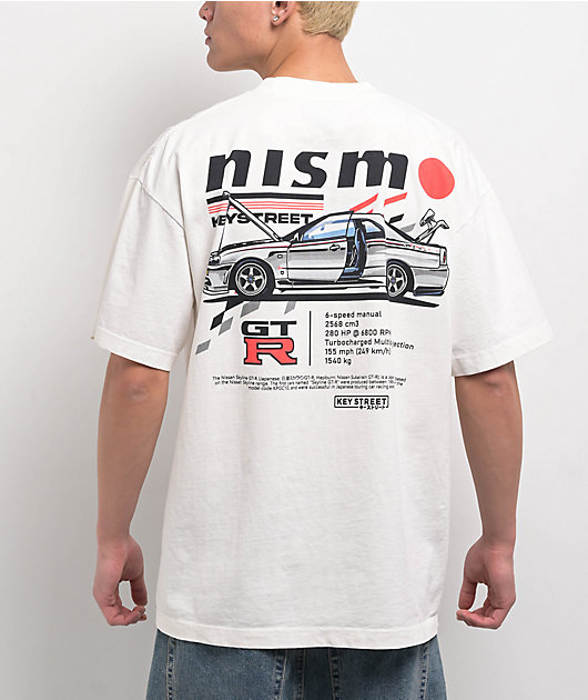 Key Street x NISMO GT-R White T-Shirt | Zumiez