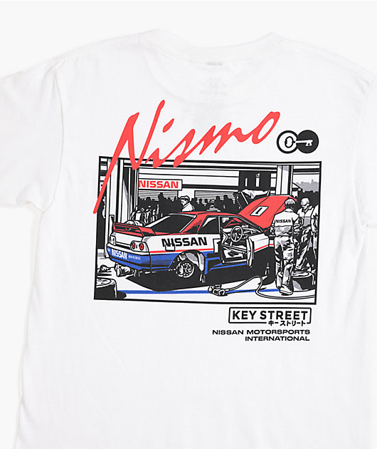 Key Street x NISMO Kids Pit Crew White T-Shirt | Zumiez