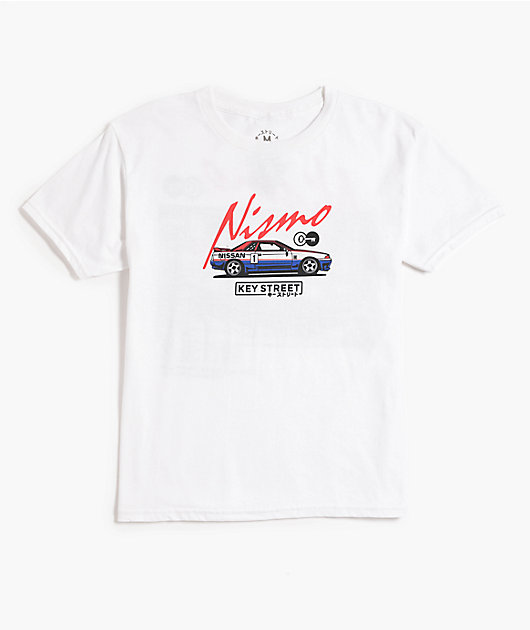 Key Street x NISMO Kids Pit Crew White T-Shirt | Zumiez