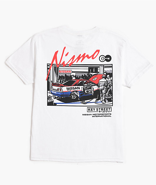 Key Street x NISMO Kids Pit Crew White T-Shirt | Zumiez