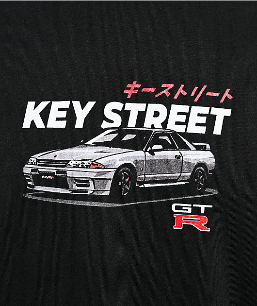 Key Street x Nissan Generations Black T-Shirt | Zumiez