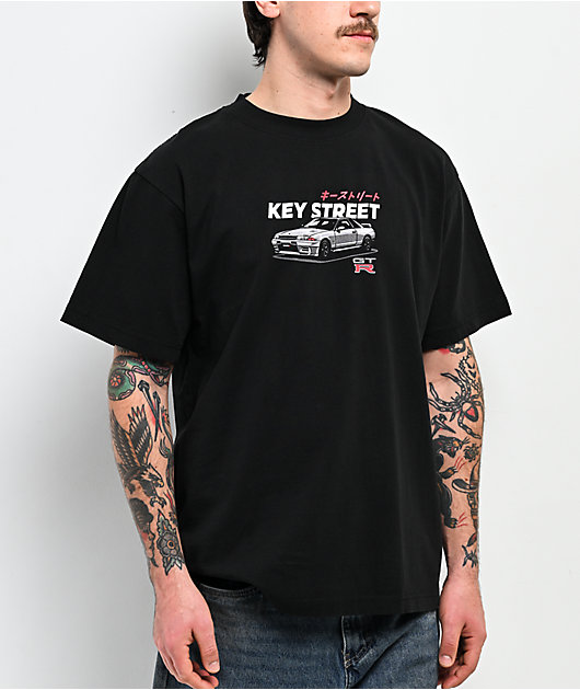 Key Street x Nissan Generations Black T-Shirt | Zumiez