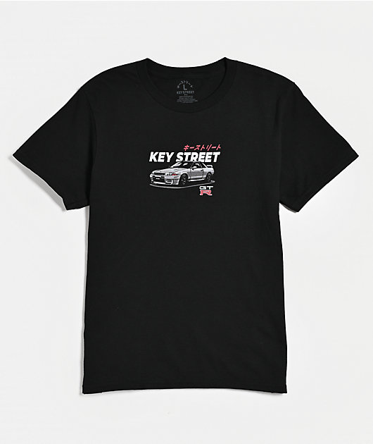 Key Street x Nissan Kids Generation Black T-Shirt | Zumiez