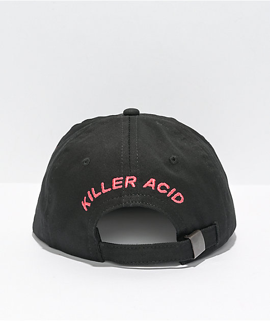 Killer Acid Flip Your Lid Black Strapback Hat | Zumiez