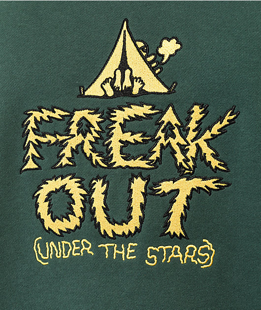Killer Acid Freak Out Green Crewneck Sweatshirt | Zumiez