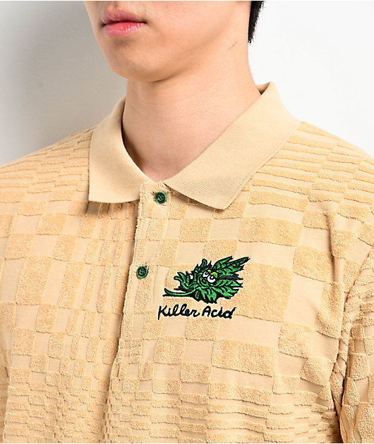 Killer Acid Nature Is Weird Beige Polo Shirt | Zumiez