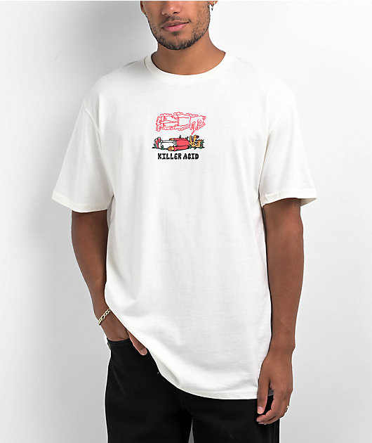 Killer Acid Touch Grass Natural T-Shirt | Zumiez