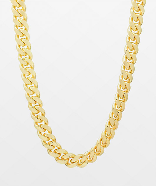 King Ice 24" Cuban 10mm Gold Chain Necklace | Zumiez