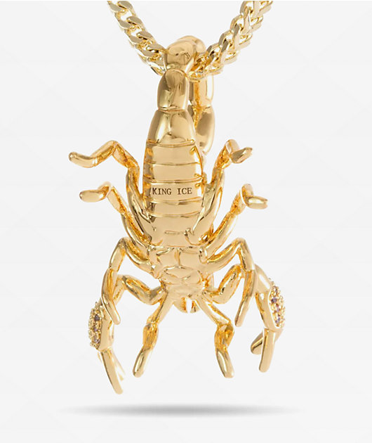 King Ice Scorpion King 22" Gold Chain Necklace | Zumiez
