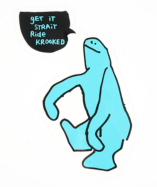 Krooked Get It Strait Sticker | Zumiez