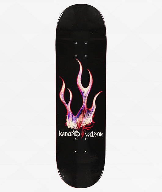 Krooked Wilson Flame 8.5" Skateboard Deck | Zumiez