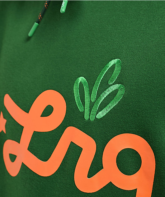 LRG x Carrots Lifted Script Hood Forest Green Hoodie | Zumiez