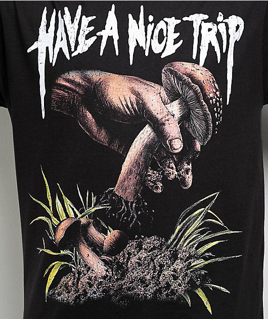 LRG x Push Trees Nice Trip Black T-Shirt | Zumiez
