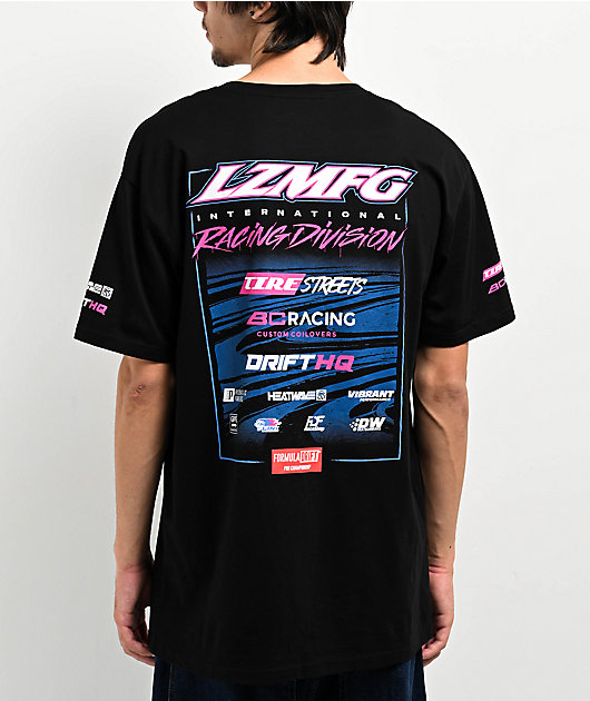 LZMFG Racing Division Drift Team Black T-Shirt | Zumiez