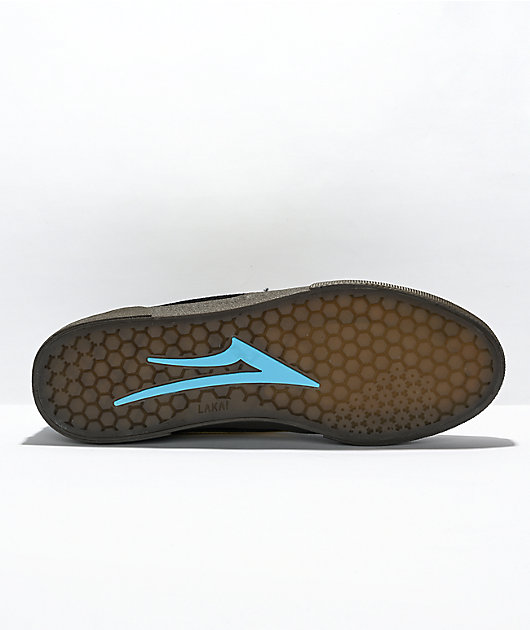 Lakai x Pacifico Cambridge Black & Gum Skate Shoes | Zumiez