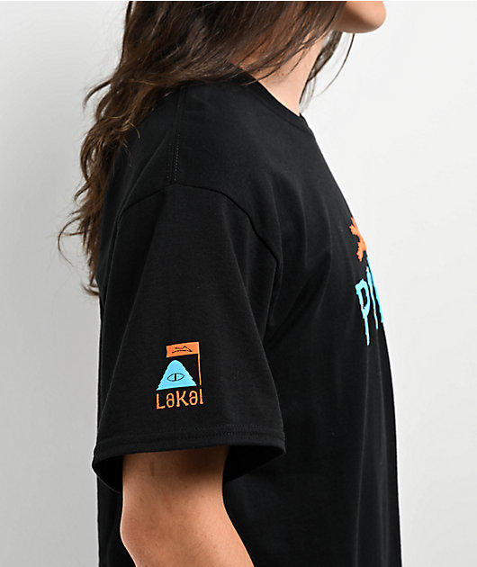 Lakai x Poler Furry Logo Black T-Shirt | Zumiez