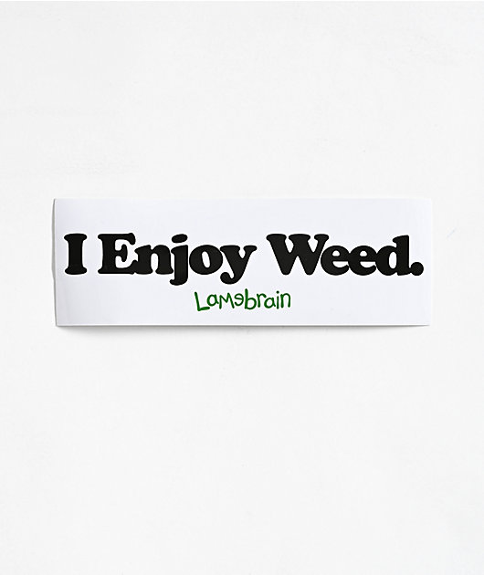 Lamebrain Enjoy Sticker | Zumiez