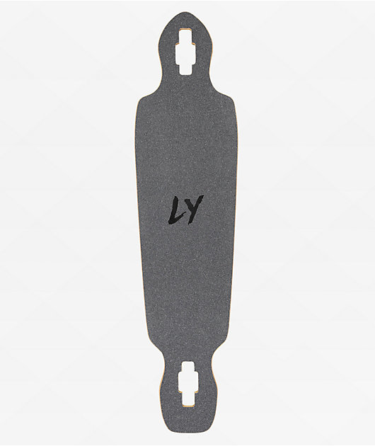 Landyachtz Battle Axe Paper Tiger 38" Drop Through Longboard Deck | Zumiez