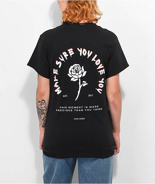 Leah Kirsch Make Sure You Love You Black T-Shirt | Zumiez