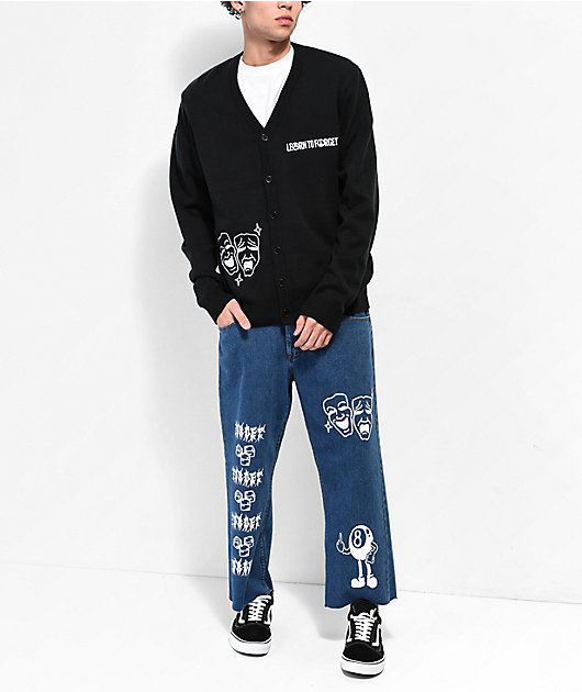 Learn To Forget Cry Later Black Cardigan | Zumiez