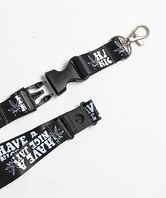 Learn To Forget Have A Nice Jay Black Lanyard | Zumiez