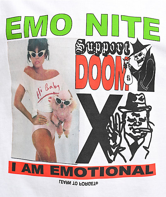 Learn To Forget x Emo Nite Doom White T-Shirt | Zumiez