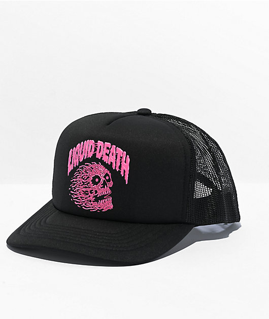 Liquid Death Bubble Black Trucker Hat | Zumiez