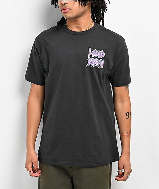 Liquid Death DeathRider Black T-Shirt | Zumiez