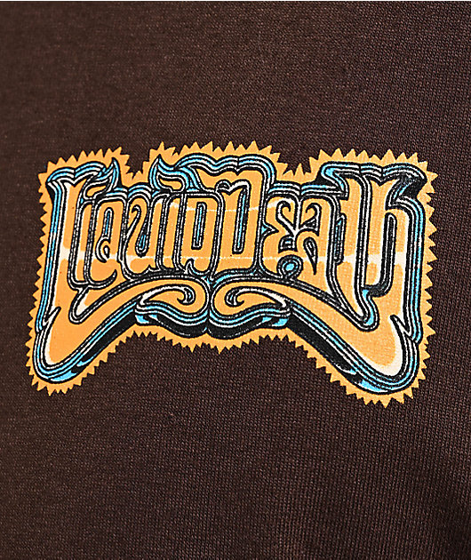 Liquid Death House Of Skulls Brown T-Shirt | Zumiez