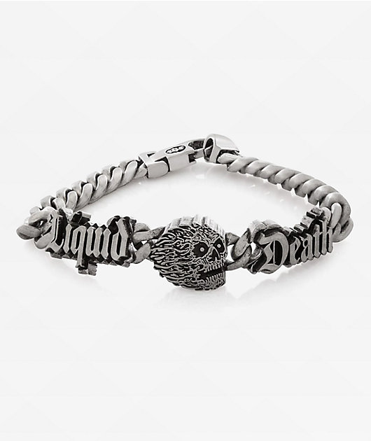 Liquid Death x King Ice Skull 8mm Cuban Link Bracelet | Zumiez