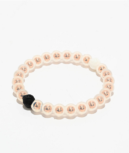 Lokai Metal Sphere Rose Gold Bracelet | Zumiez
