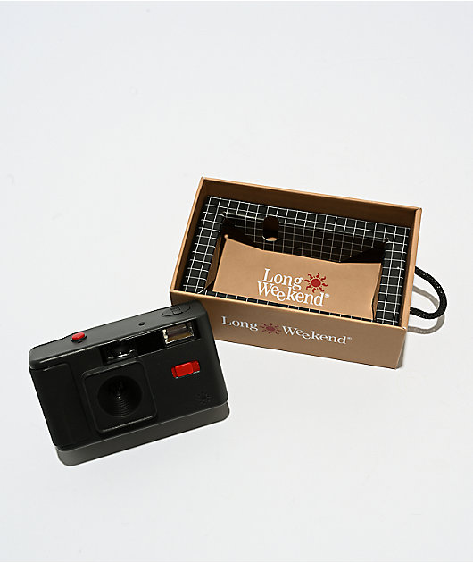 Long Weekend Black 35mm Reuseable Film Camera | Zumiez