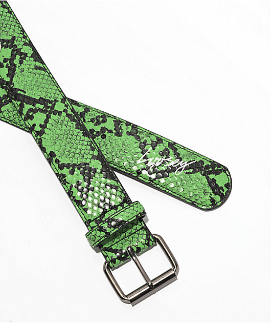 Loosey Snake Green Belt | Zumiez