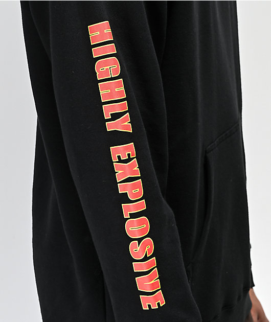 Loser Machine Black Cat Black Hoodie