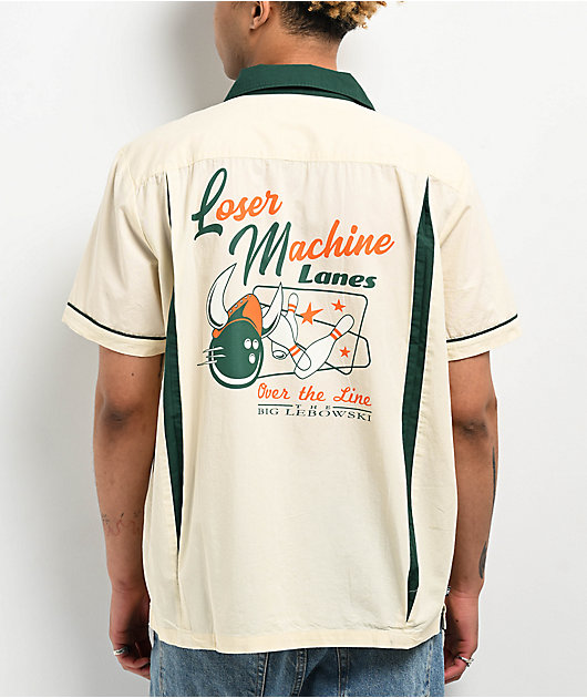 Loser Machine x The Big Lebowski Over The Line Bone & Green Bowling ...