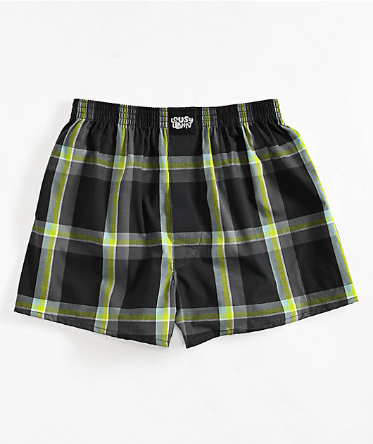 Lousy Livin Grey Checker Boxers | Zumiez