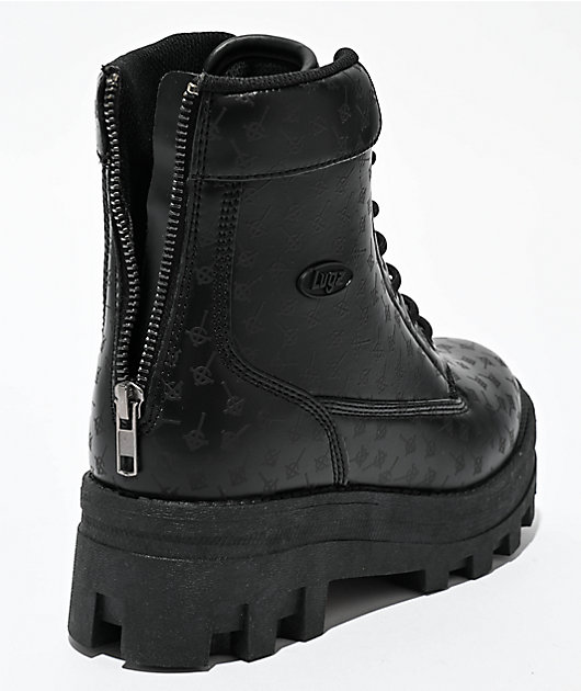 Lugz x Ghost Mila Black Platform Boots | Zumiez