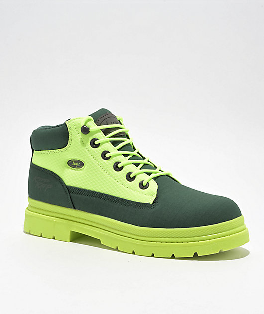 Lugz x Riff Raff Mens Drifter Ripstop Neon Icon Chukka Boots | Zumiez