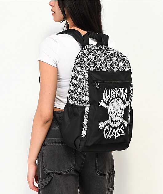Lurking Class By Sketchy Tank Bones Black & White Backpack | Zumiez