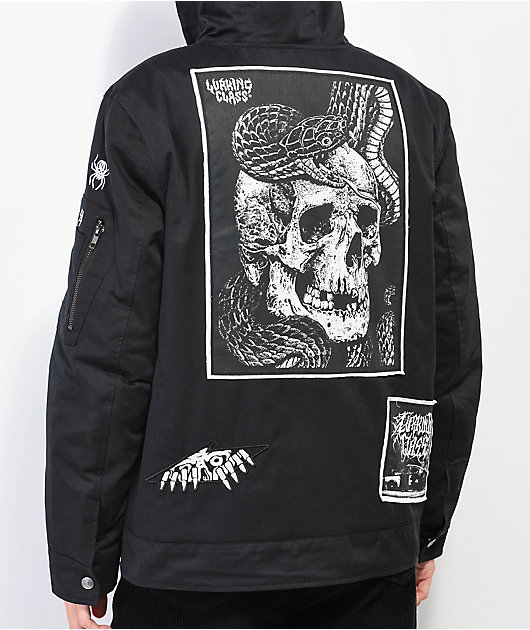Lurking Class By Sketchy Tank DIY Patch Black Jacket | Zumiez