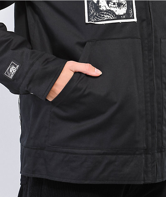 Lurking Class By Sketchy Tank DIY Patch Black Jacket | Zumiez
