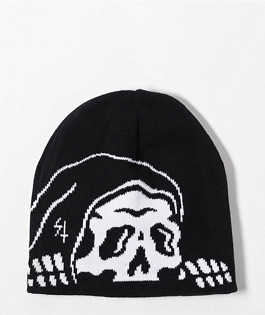 Lurking Class By Sketchy Tank Lurker Black Reversible Skully Beanie ...