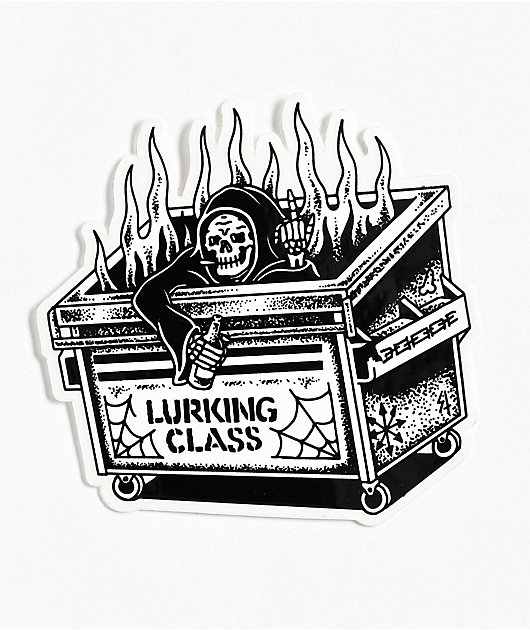 Lurking Class Dumpster Fire Sticker | Zumiez