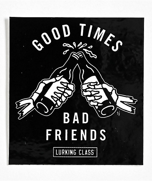 Lurking Class GTBF Black Sticker | Zumiez