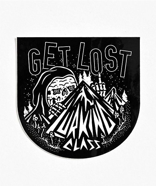 Lurking Class Get Lost Sticker | Zumiez