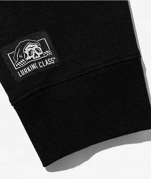 Lurking Class No Masters Black Crewneck | Zumiez