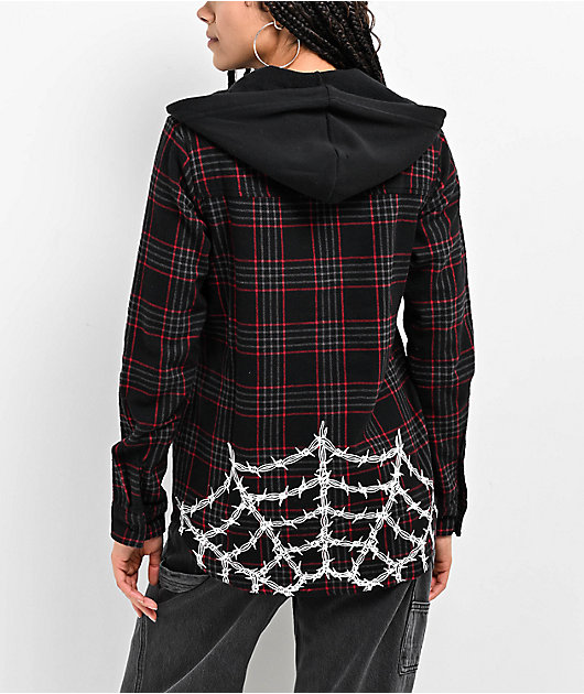 Lurking Class by Sketchy Tank Barbed Web Black Hooded Lurking Class by Sketchy Tank Barbed Web Black Hooded