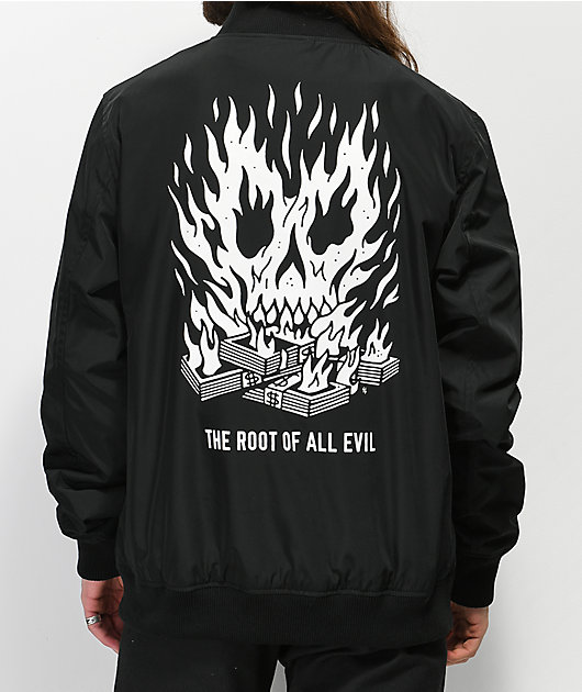 Lurking Class by Sketchy Tank Black Bomber Jacket | Zumiez