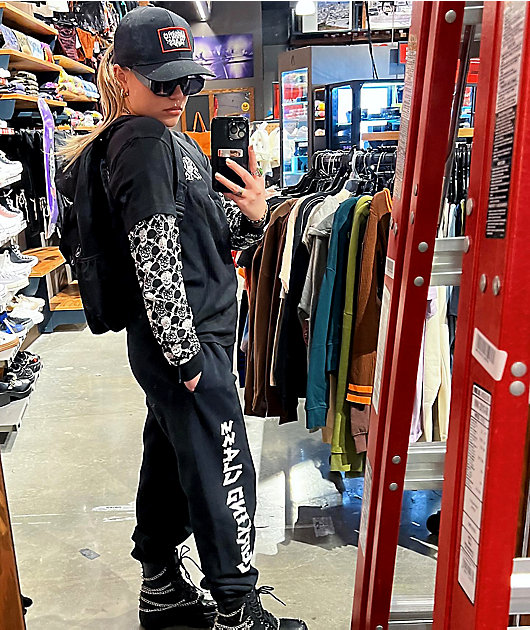 Lurking Class by Sketchy Tank Bones Black 2fer Long Sleeve T-Shirt | Zumiez